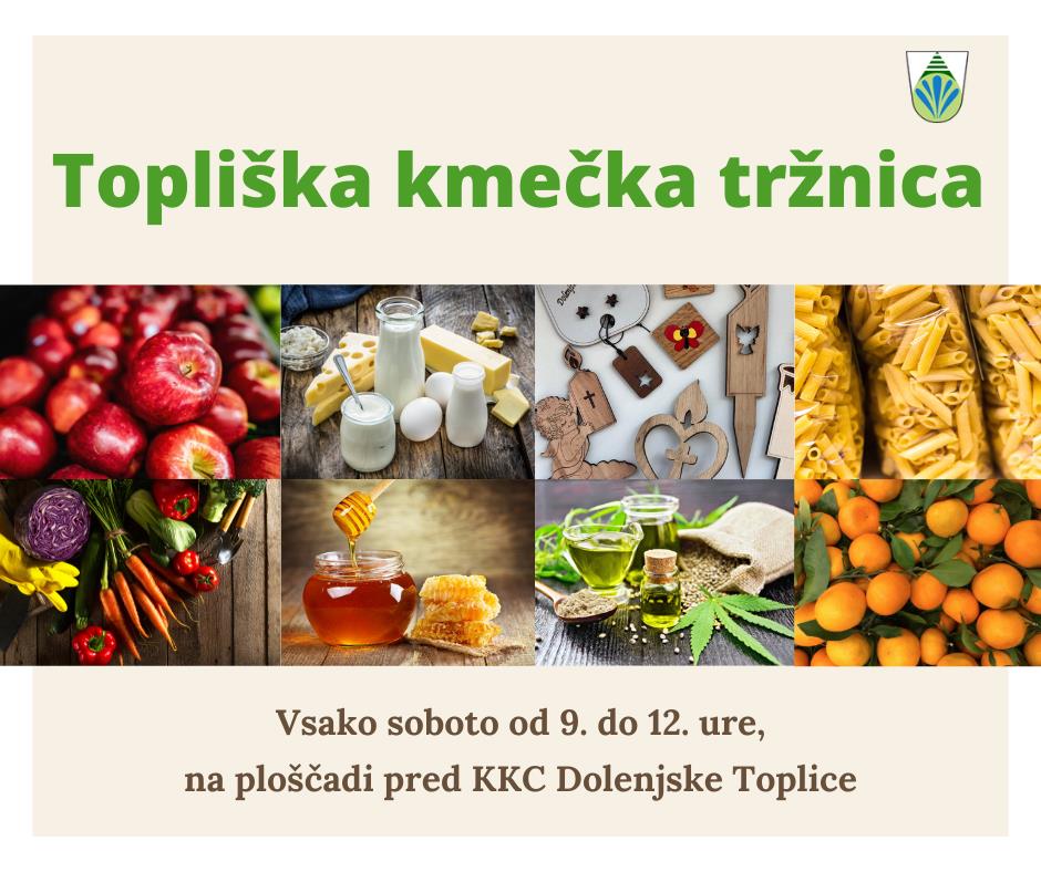 TOPLIŠKA KMEČKA TRŽNICA - dolenjske-toplice.si